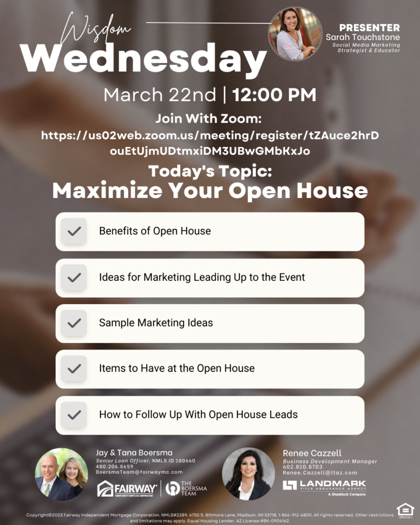 Wisdom Wednesday - Landmark